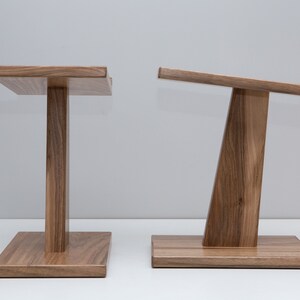 Speaker Stands: Enhance Your Sound System With Natural Walnut Wood ...