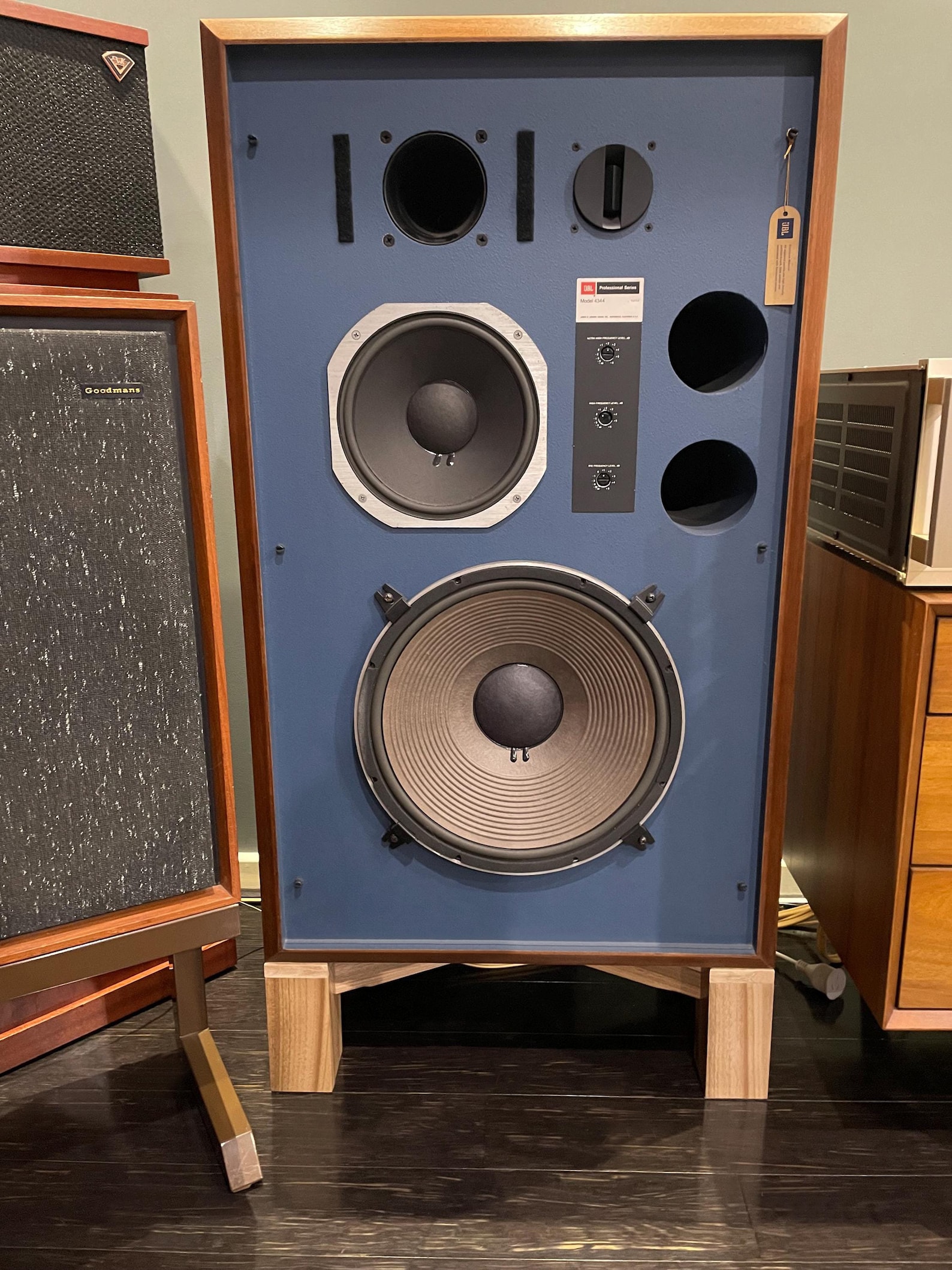 Speaker Stands for JBL 4343 and JBL 4344, JBL 4365 Made of Natural Wood ...