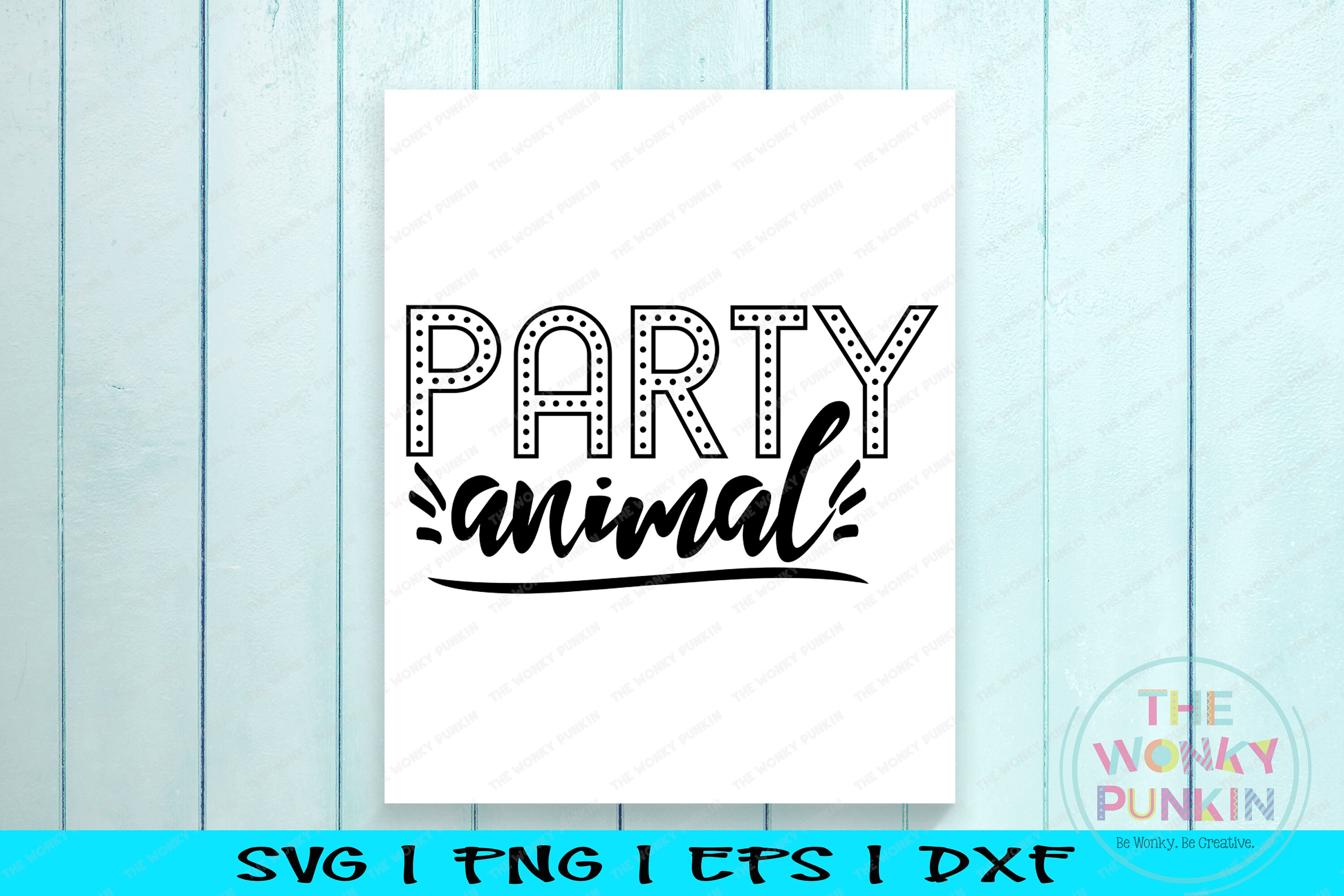 Party Animal Svg Party Animal Cut File Cricut Cut File - Etsy