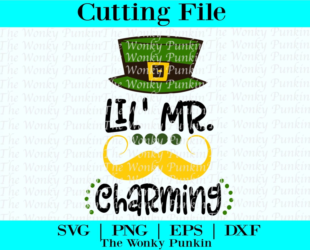 Lil Mr Charming St Patricks Day Holiday Svg Svg Files St Patricks Svg ...