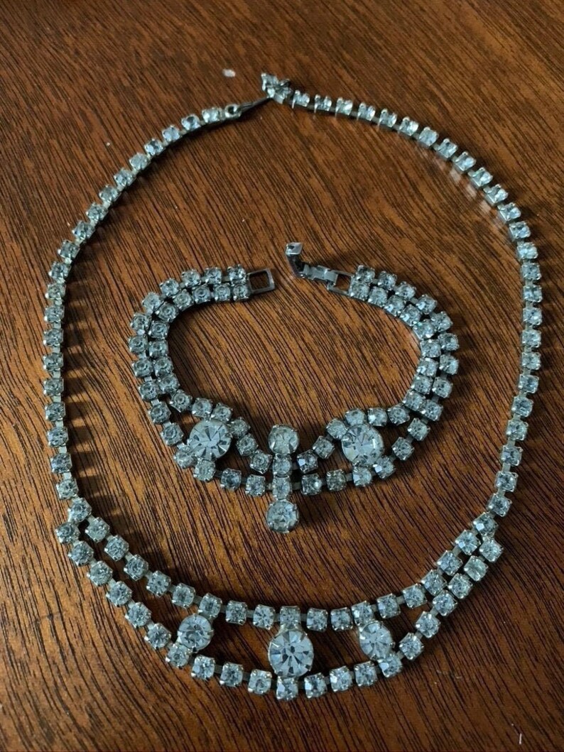 Mid-century Albert Weiss-un Signed 1950-60's Fashion Jewelry Set ...