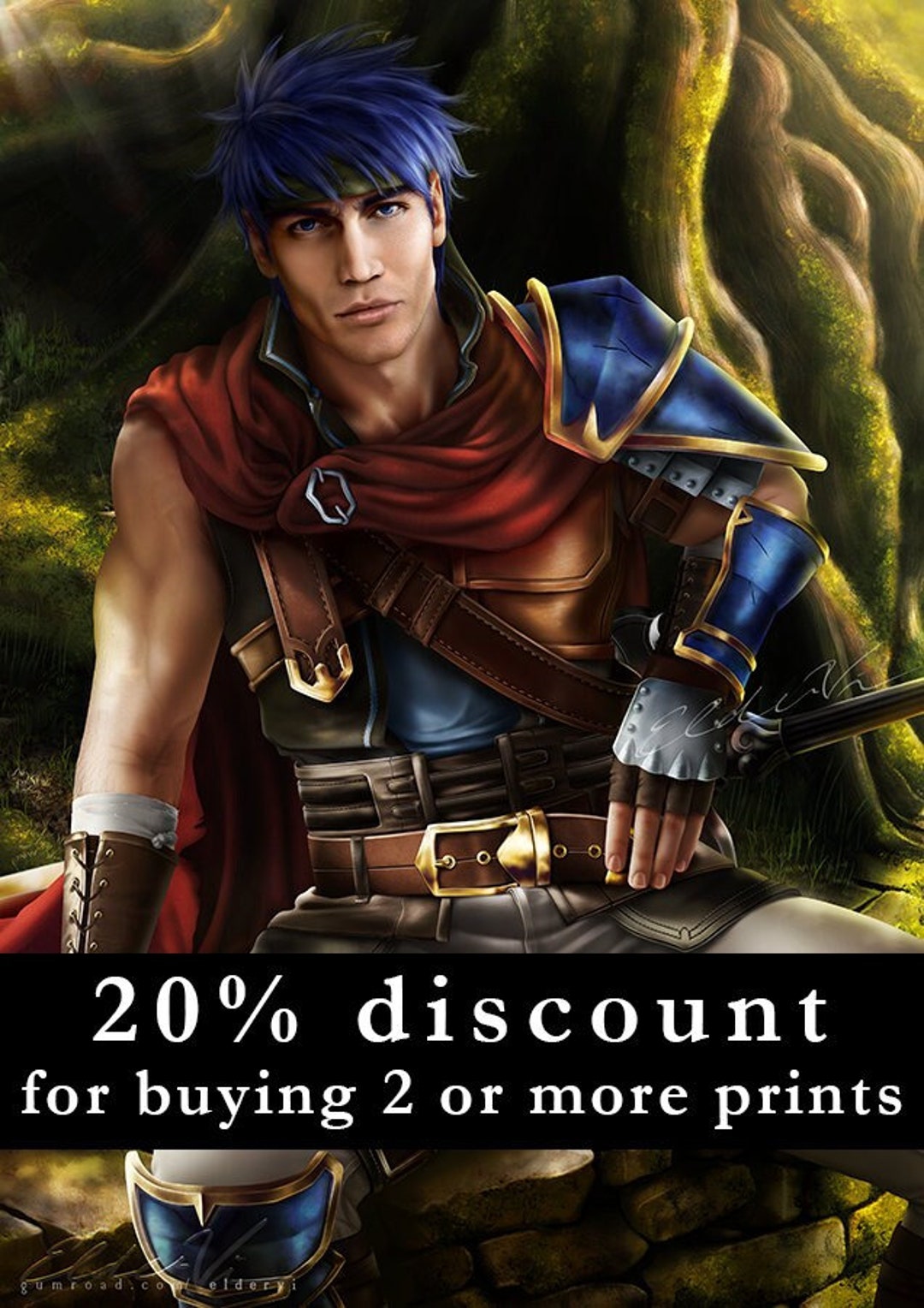 Fire Emblem Poster Ike Art Print - Etsy