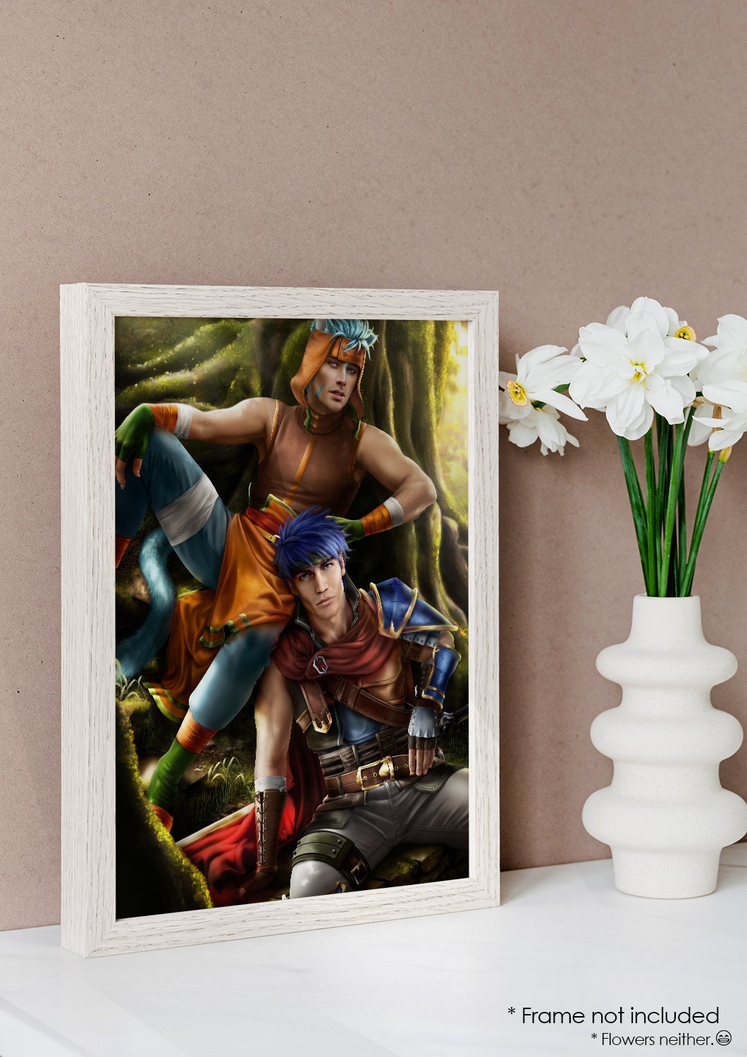 Fire Emblem Poster Ike & Ranulf Art Print - Etsy