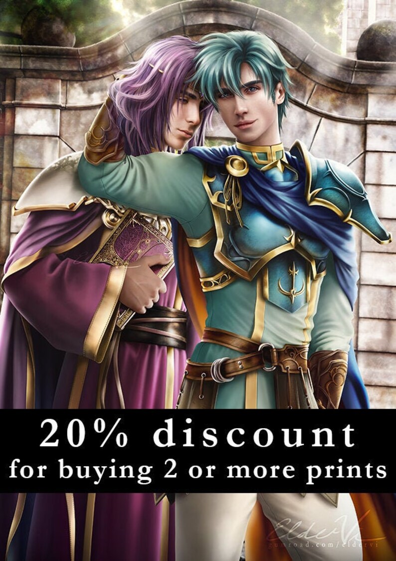 Fire Emblem Poster Ephraim & Lyon Art Print - Etsy Singapore