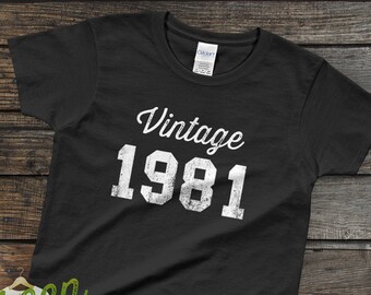 1981 t shirt | Etsy