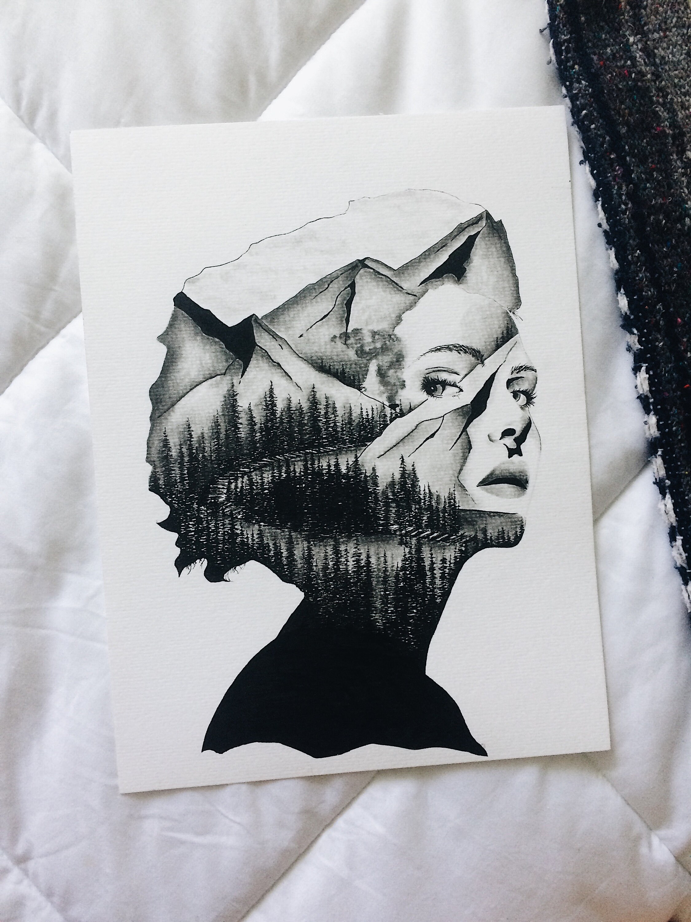 Lady of the Mountain, Original Artwork by Heidi Ruckman, Fine Art Print ...