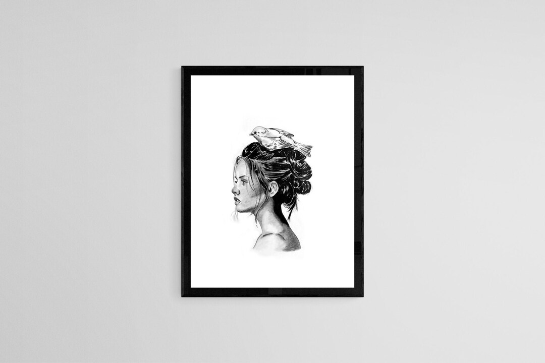 Lady Bird, Original Artwork by Heidi Ruckman, Fine Art Print - Etsy