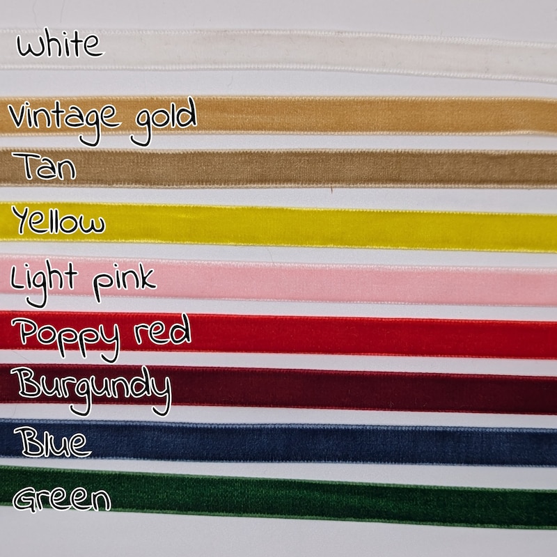 Velvet Ribbon - Etsy