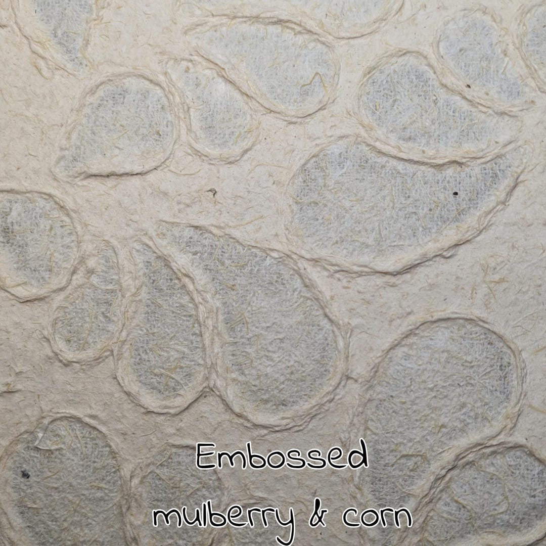 MULBERRY & CORN PAPER, Flower Pattern, Great for Scrap Books and ...