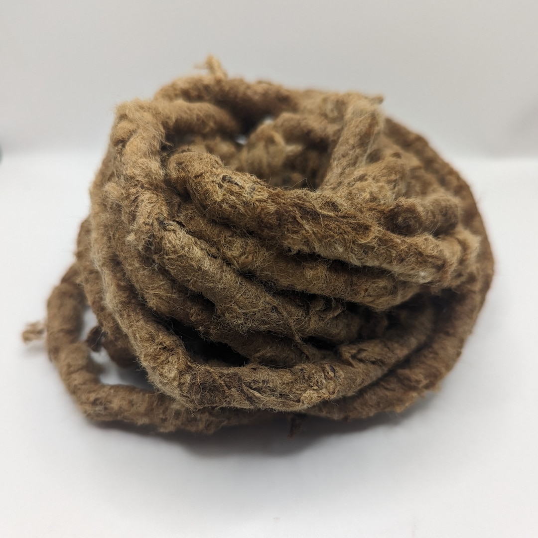 Wild Tussar Silk Yarn: Extra Thick Organic Rhudi Silk, Sold per Meter ...