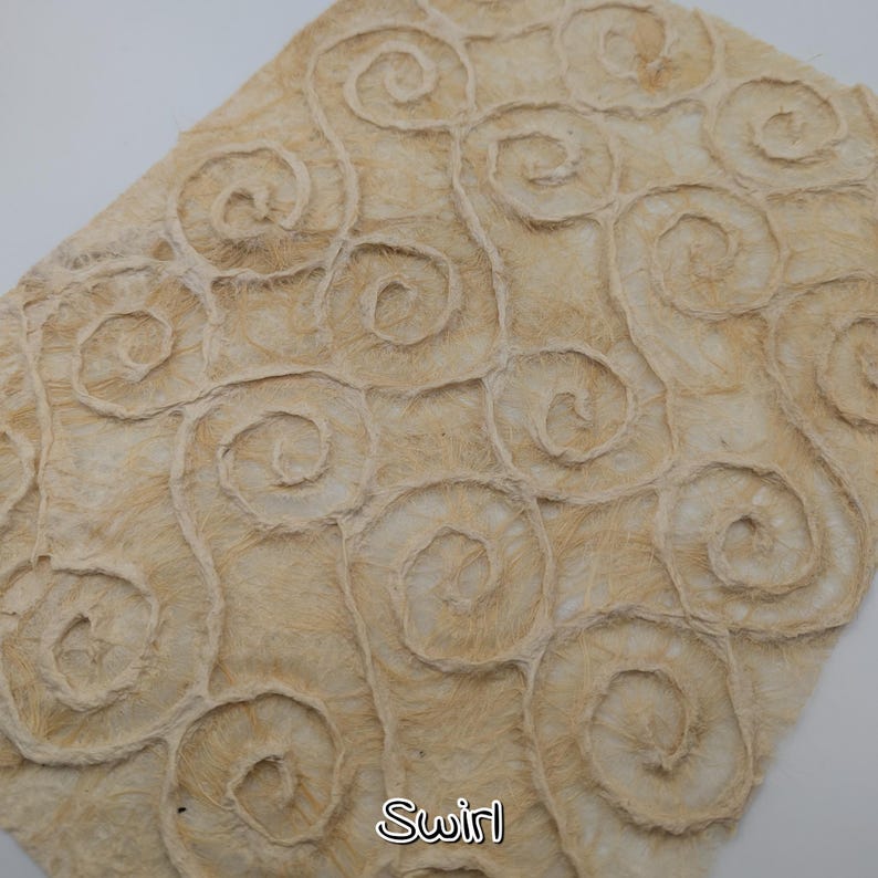THAI AGAVE PAPER, Handmade : Scrapbook & Journal Fiber Art A4 / 8.2 ...