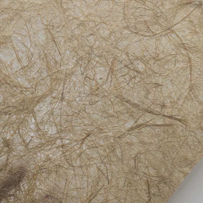 MULBERRY & BANANA Fiber Paper:handmade Textured Scrapbook Paper A4 / 8. ...