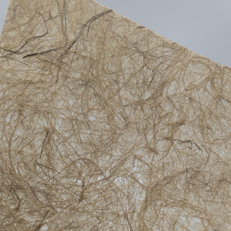 MULBERRY & BANANA Fiber Paper:handmade Textured Scrapbook Paper A4 / 8. ...