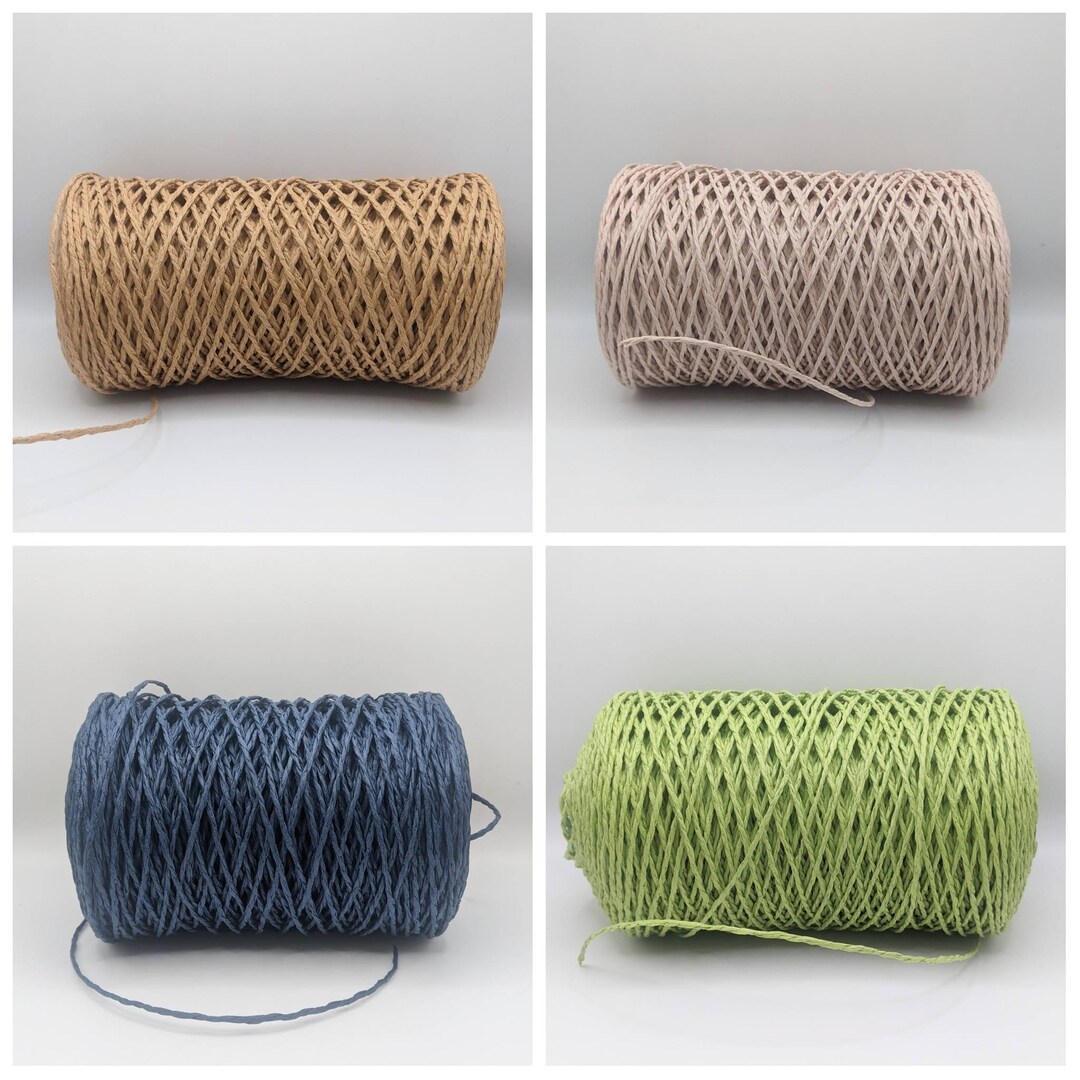 PAPER RAFIA YARN Ribbon, Recyclable. Pictures Are for Color Reference ...