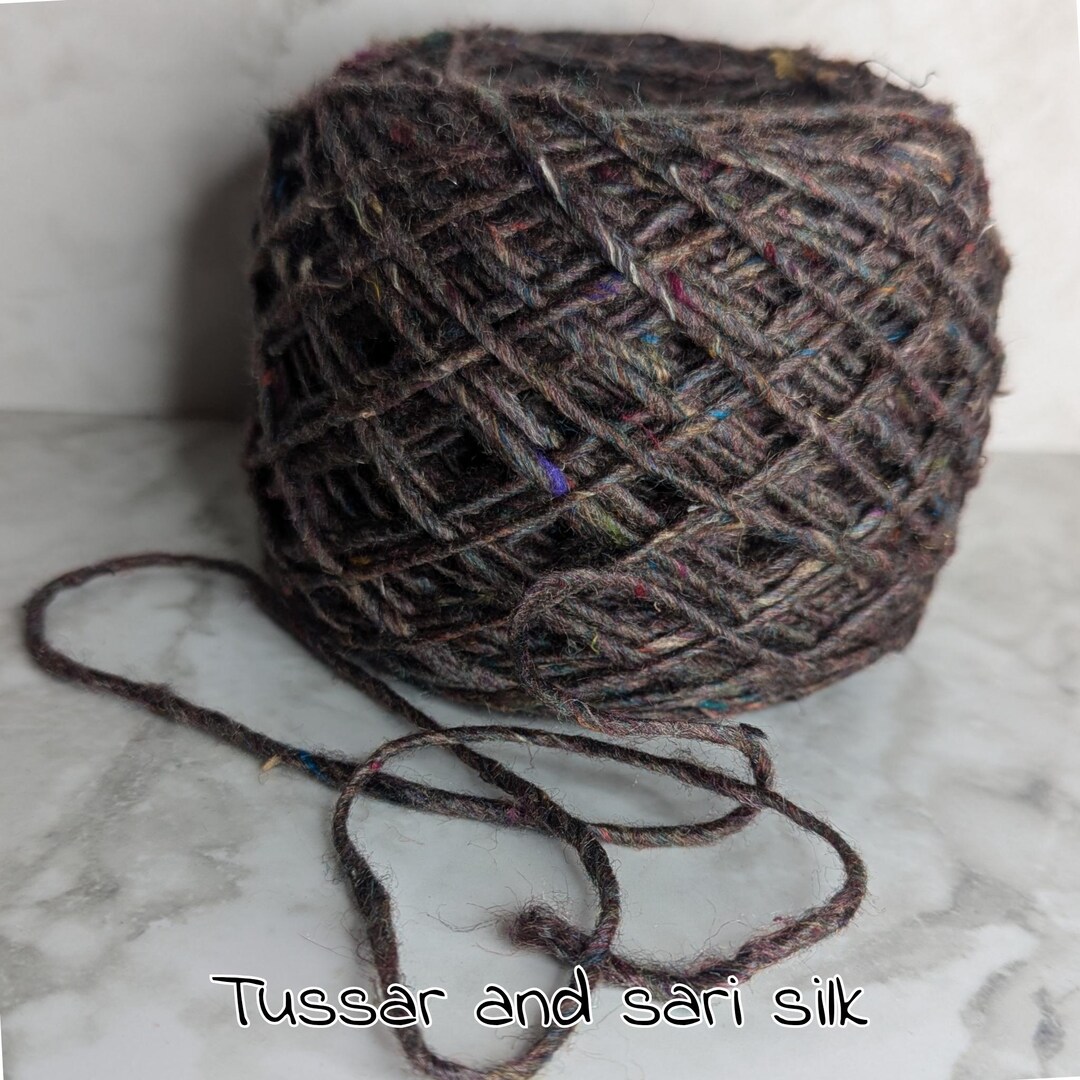 TUSSAH & SARI SILK, Sold per Meter, Beautiful and Unique. Blended Silk ...