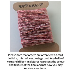 Recycled Linen Yarn: Hand Spun, Coarse Texture (5 Meter) - Etsy