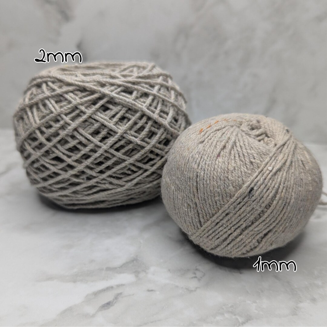 NATURAL SEAWEED YARN. 1mm, 2mm, 3ply Seaweed String. Vegan Friendly ...
