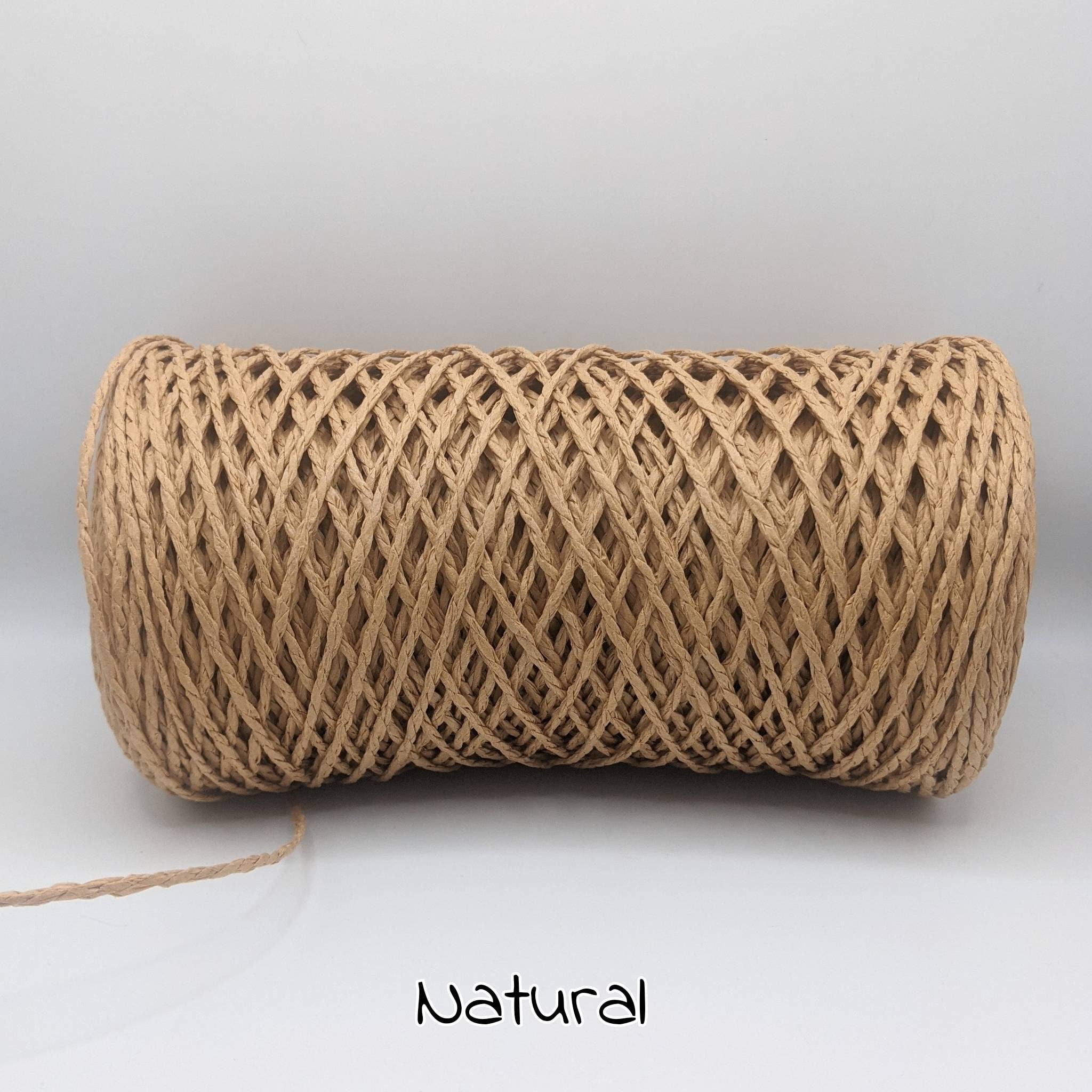 PAPER RAFIA YARN Ribbon, Recyclable. 20metres - Etsy UK