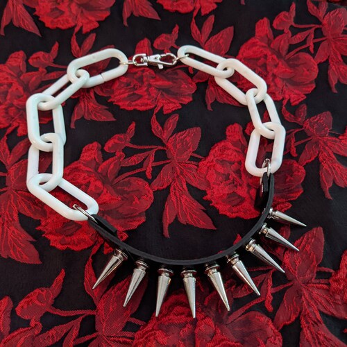 Chunky Spiked Chain - Etsy