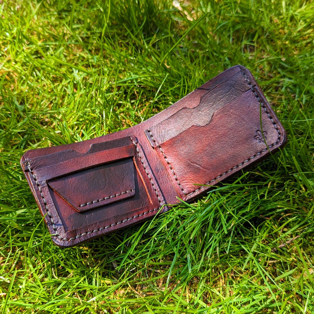 Leather Bifold Wallet Pattern With ID Slot Letter Size PDF PATTERN Easy ...