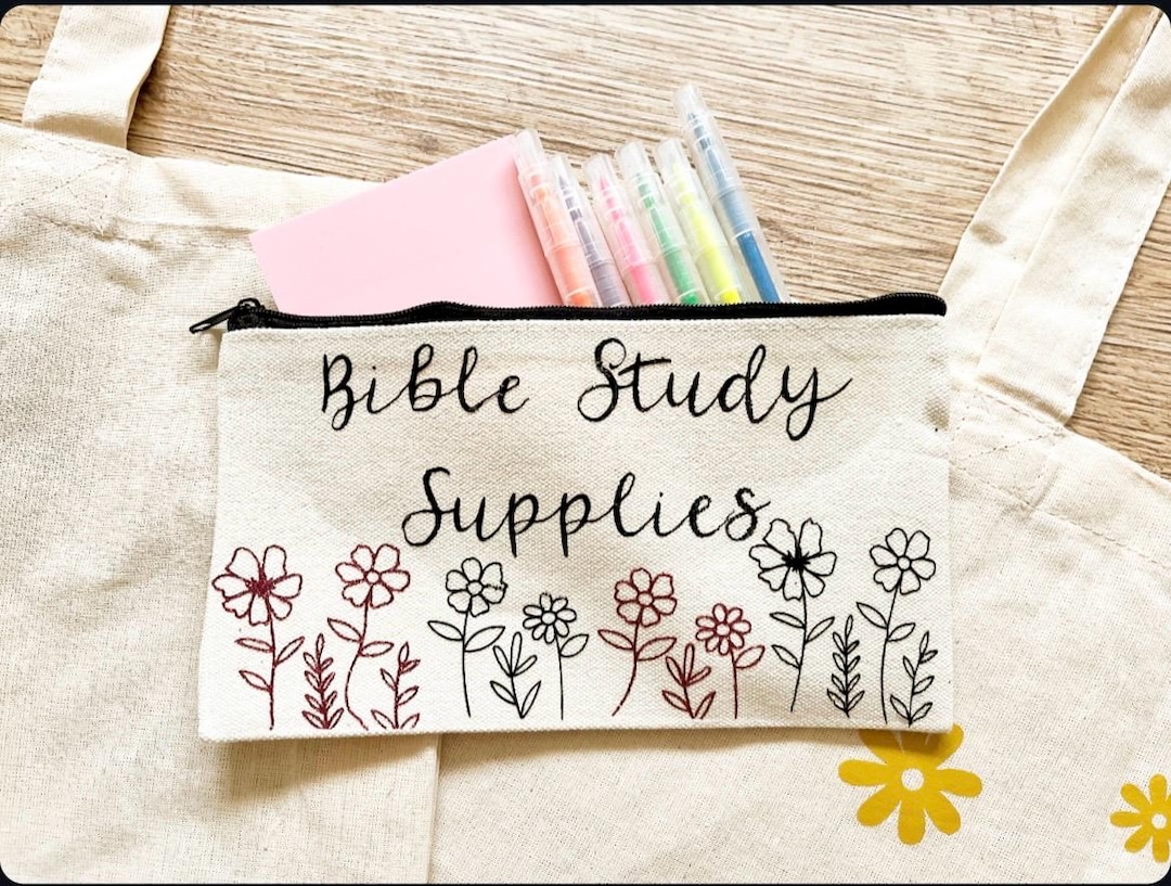 Scripture Tote Bag: Christian Bible Study Gift - Etsy
