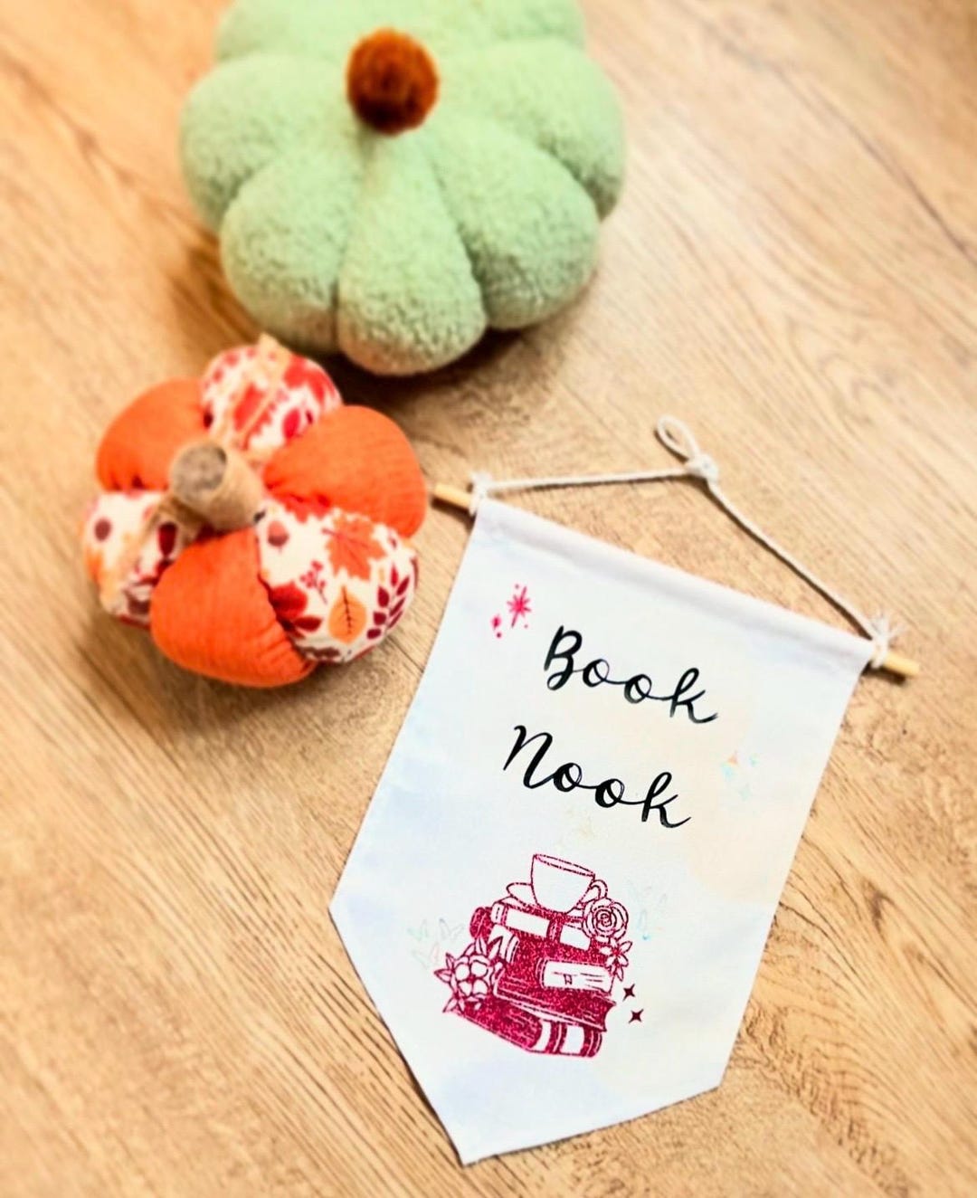 Book Nook Reading Corner Banner Flag Bunting Wall Hanging | Cosy Decor ...