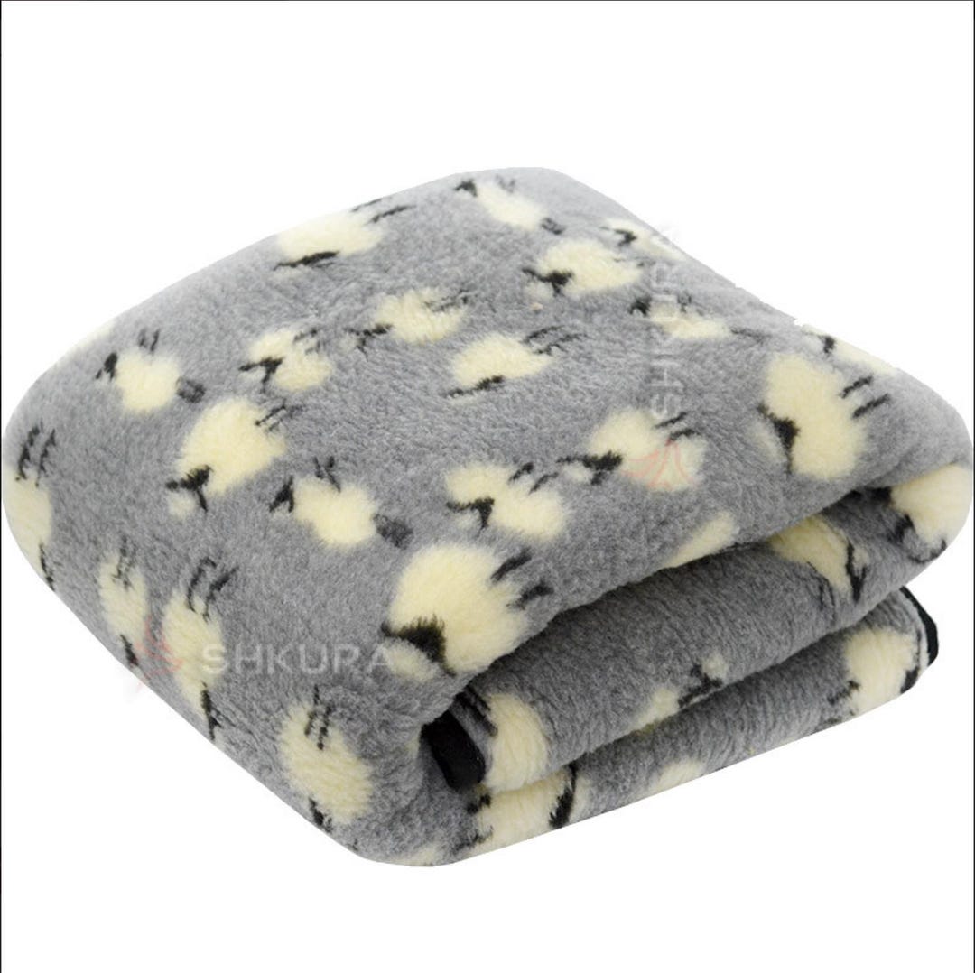 Cozy Ukrainian Wool Blanket With Adorable Sheep Print, Made in Ukraine ...