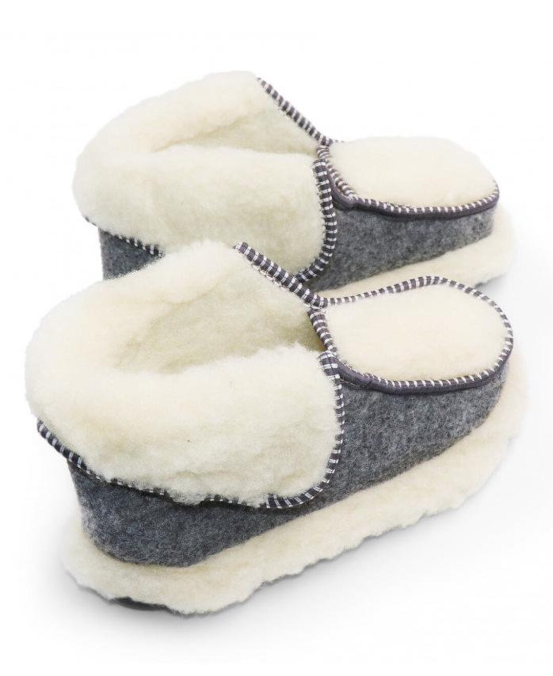 Ukrainian Wool Slippers (chuni), Traditional Сarpathian Shoes ...