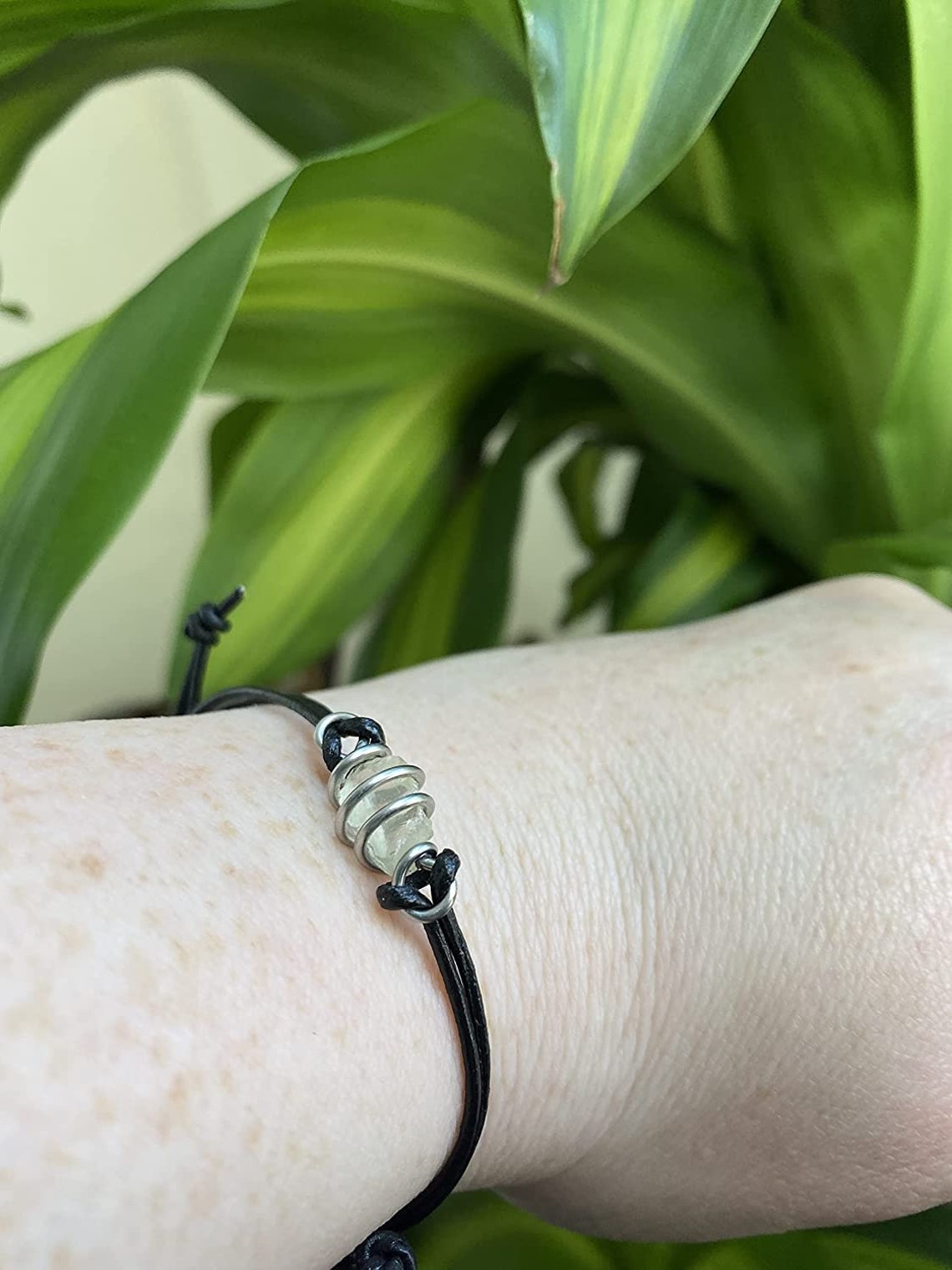Genuine Raw Libyan Desert Glass Wire Wrapped Cage Bracelet - Etsy