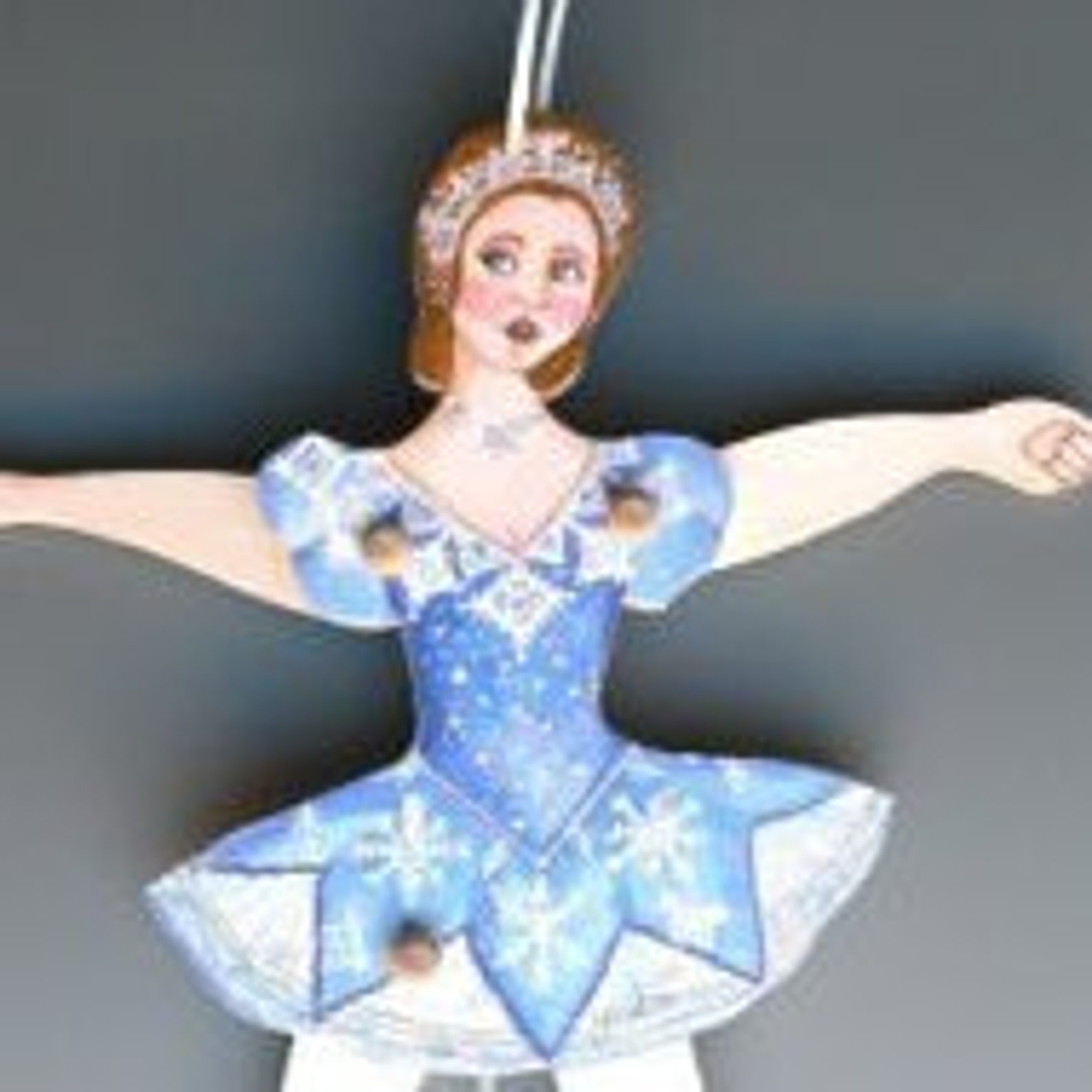 Nutcracker Ballet Snowflake Blue Ballerina Fairy - Etsy