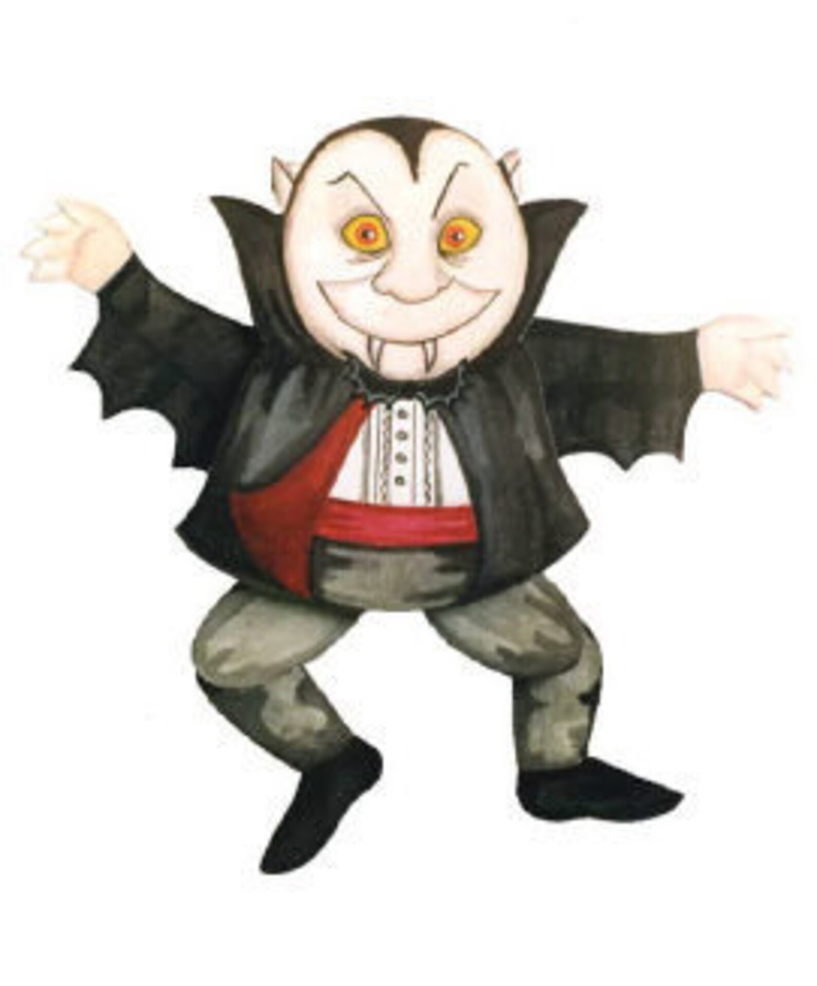 Dancing Vampire Jumping Jack Pull String Articulated Puppet Halloween ...
