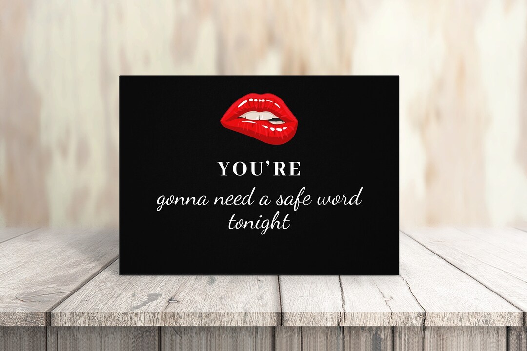 Sexy Birthday Card, Adult Birthday Greeting Card, Adult Birthday ...