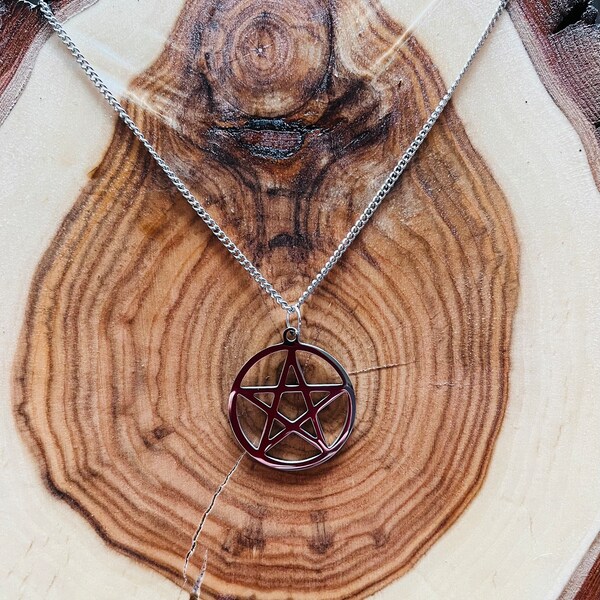 Pentacle Necklace - Etsy