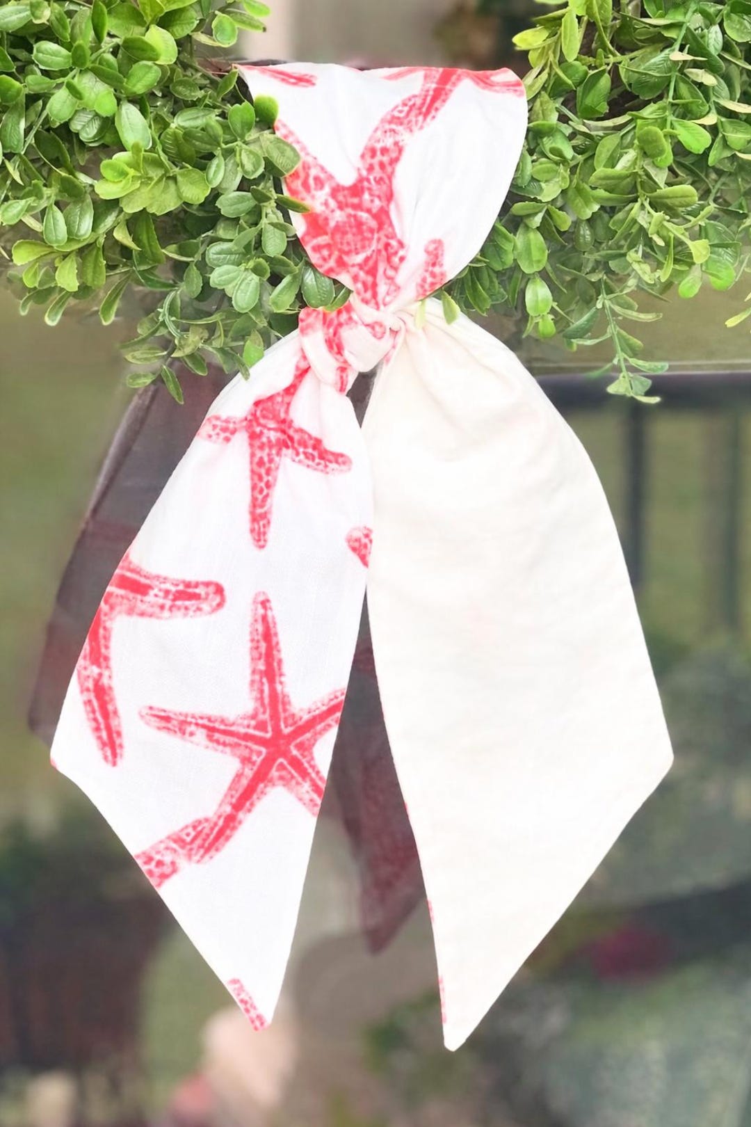 Blank Wreath Sash | Starfish Wreath Sash | Beach House | Decor | Summer ...