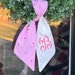 Valentine's Wreath Sash Gingham Wreath Sash Heart Wreath Sash ...