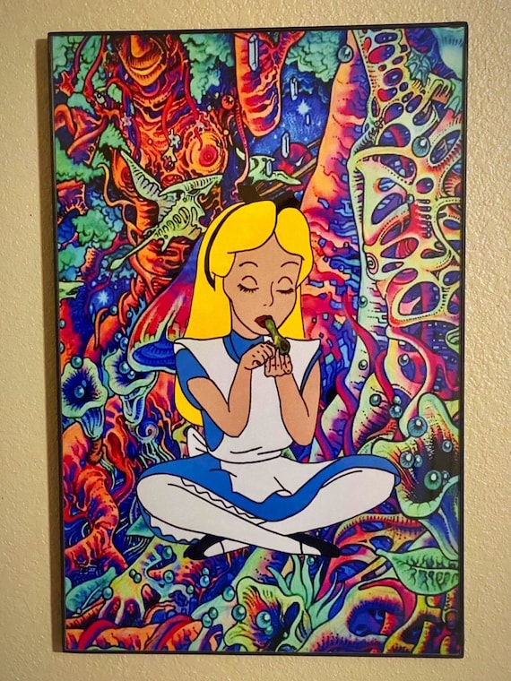 Alice In Wonderland Trippy Wall Art at Karen Batey blog