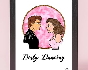 Wipeout - Dirty Dancing Inspired Artwork, Printable Movie Art. Jennifer ...
