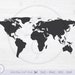 World Map SVG, World Svg, Travel Svg, World Map Clipart, Continents ...