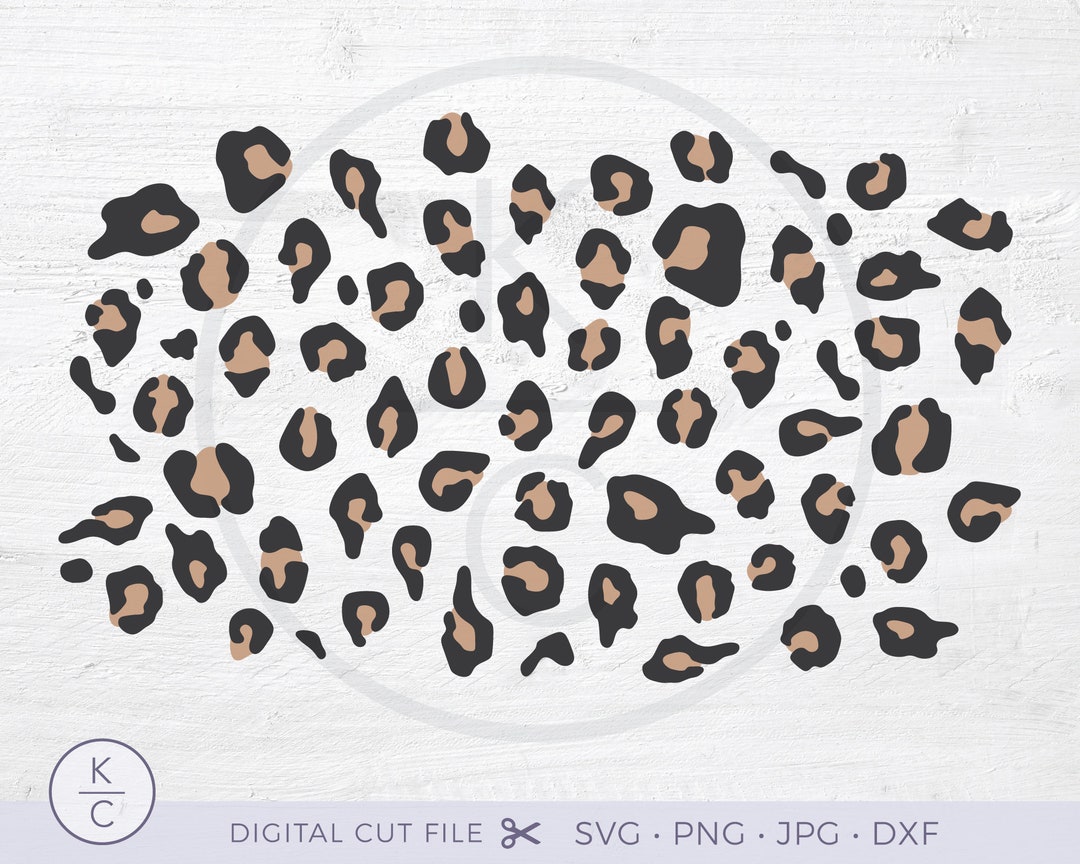 Leopard Print Pattern SVG, Cheetah Print Svg, Leopard Print Svg, Animal ...