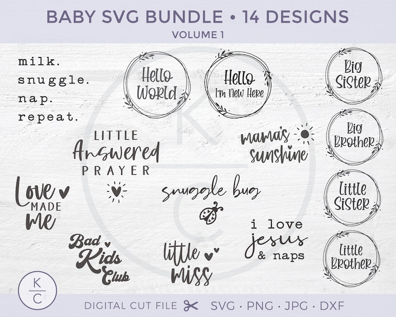 Baby SVG Bundle, Baby Onesies Svg, Newborn Svg, Boy Onesies Svg, Baby ...