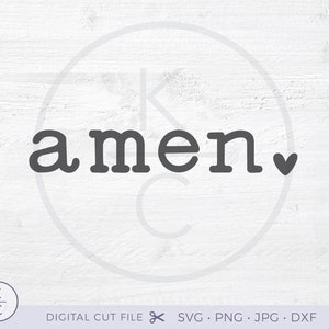 Amen SVG, Can I Get an Amen Svg, Religious Svg, Bible Svg, Faith Svg ...