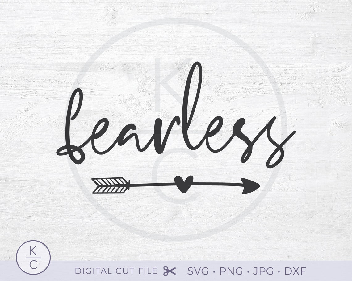 Fearless SVG Christian Svg Faith Over Fear Svg Redeemed | Etsy