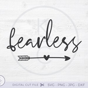 Fearless SVG, Christian Svg, Faith Over Fear Svg, Redeemed Svg ...
