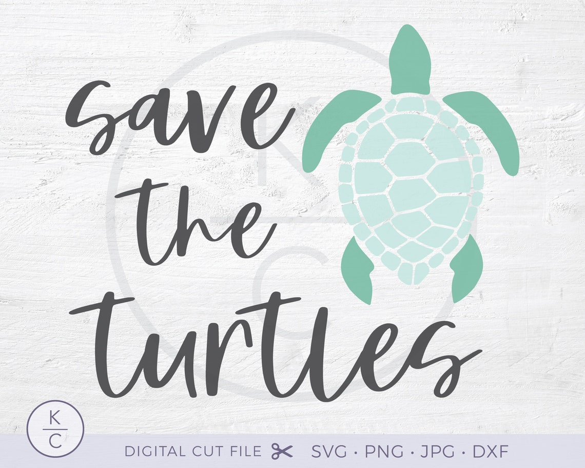 Turtle Svg Save the Turtles Svg Turtles Svg Vsco Sea - Etsy