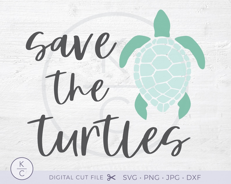 Turtle Svg Save the Turtles Svg Turtles Svg Vsco Sea - Etsy