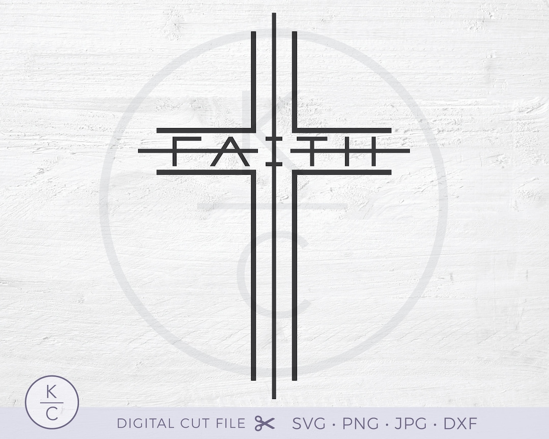 Faith Cross SVG, Faith Svg, Cross Svg, Church Christian Svg, Religious ...