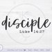 Disciple SVG, Raising Tiny Disciples Svg, Scripture Svg, Bible Quote ...