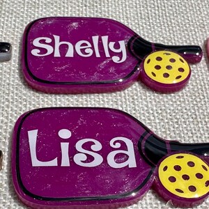 Pickleball Name Tags/pins - Etsy