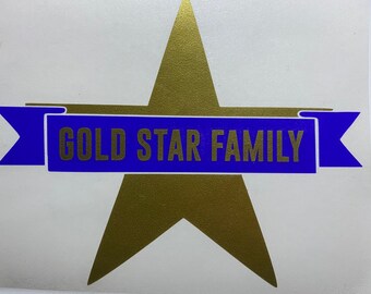 Gold Star Family Necklace | Etsy