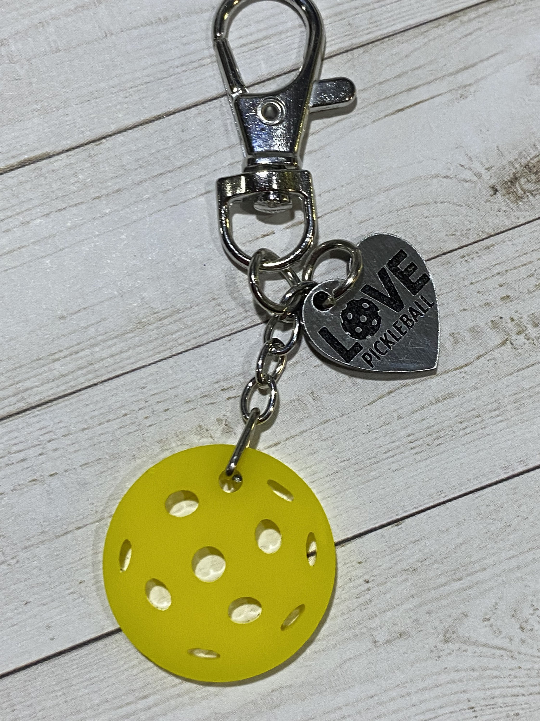 Custom Made Pickleball Keychains and Bag Tags | Etsy
